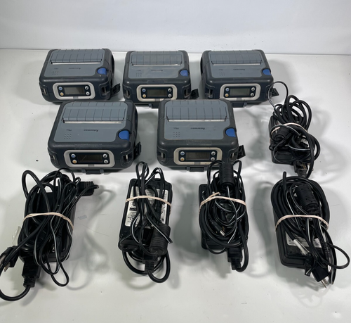[Lot of 5] Intermec PB51 Mobile Thermal Printers w/ AC Adapters ...