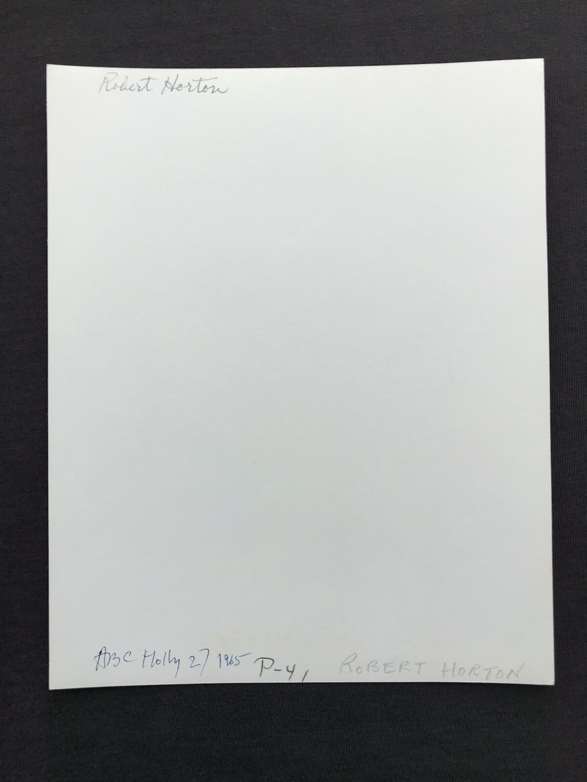 ROBERT HORTON Vintage Original PHOTO Wagon Train Cowboy A Man Called ...