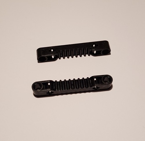 2x Lego NEU Technic Zahnstange schwarz 1 x 7 mit Achs- Pinlöchern 87761 ...