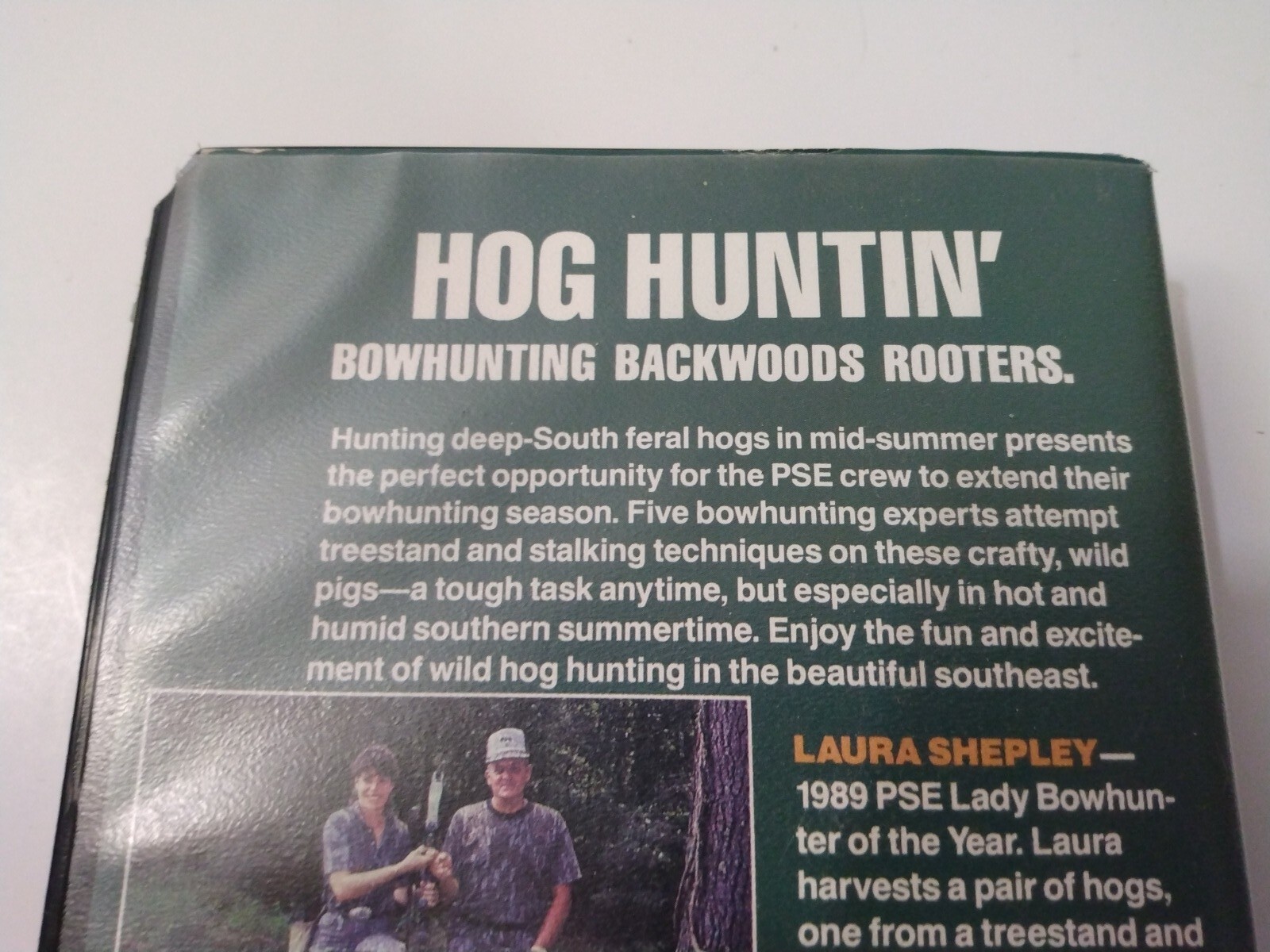 Hog Huntin' Bowhunting Backwoods Rooters Pete Shepley VHS | eBay