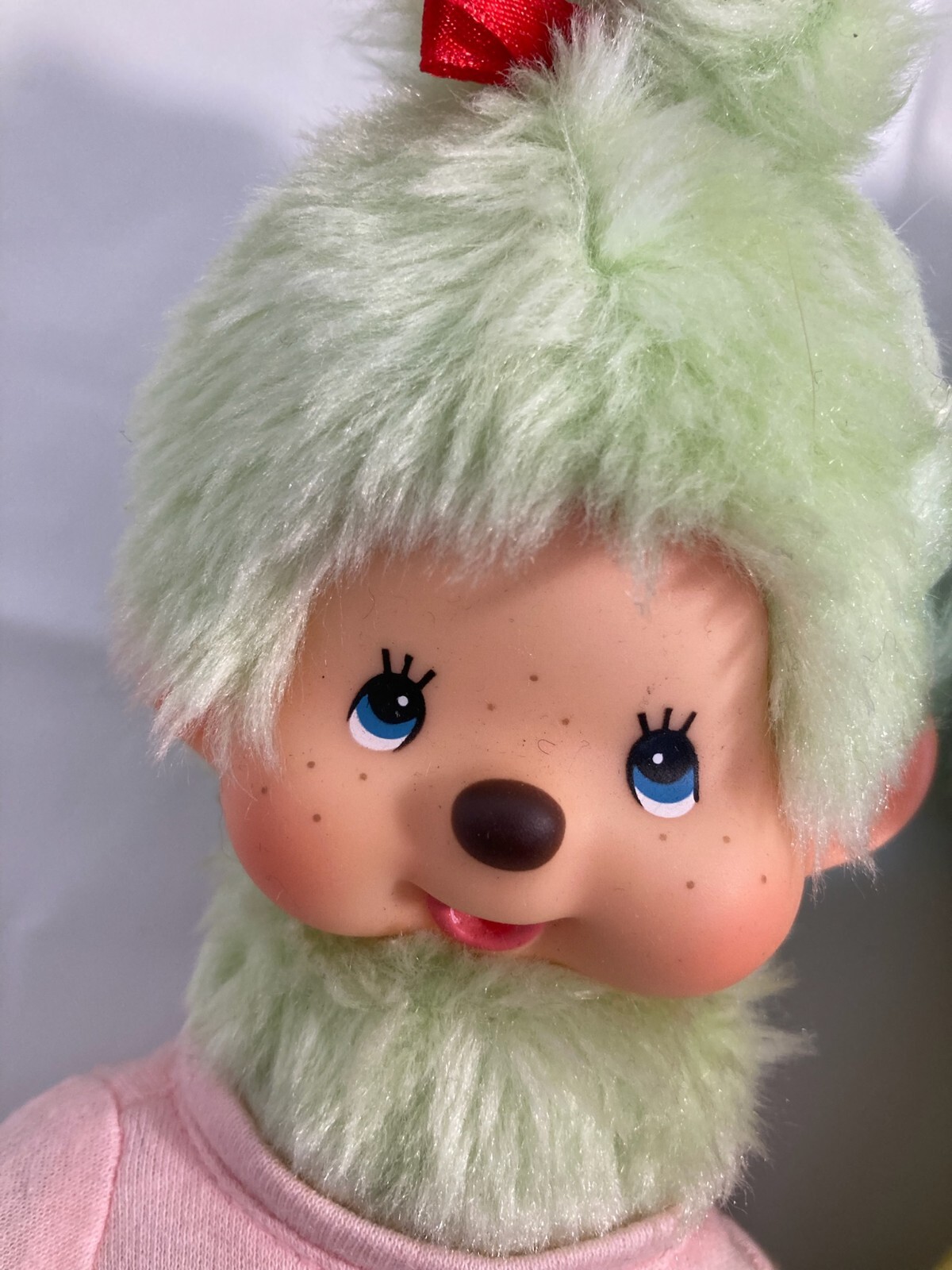 Monchhichi Aichi Expo Limited 2005 Green doll stuffed Vintage Rare | eBay