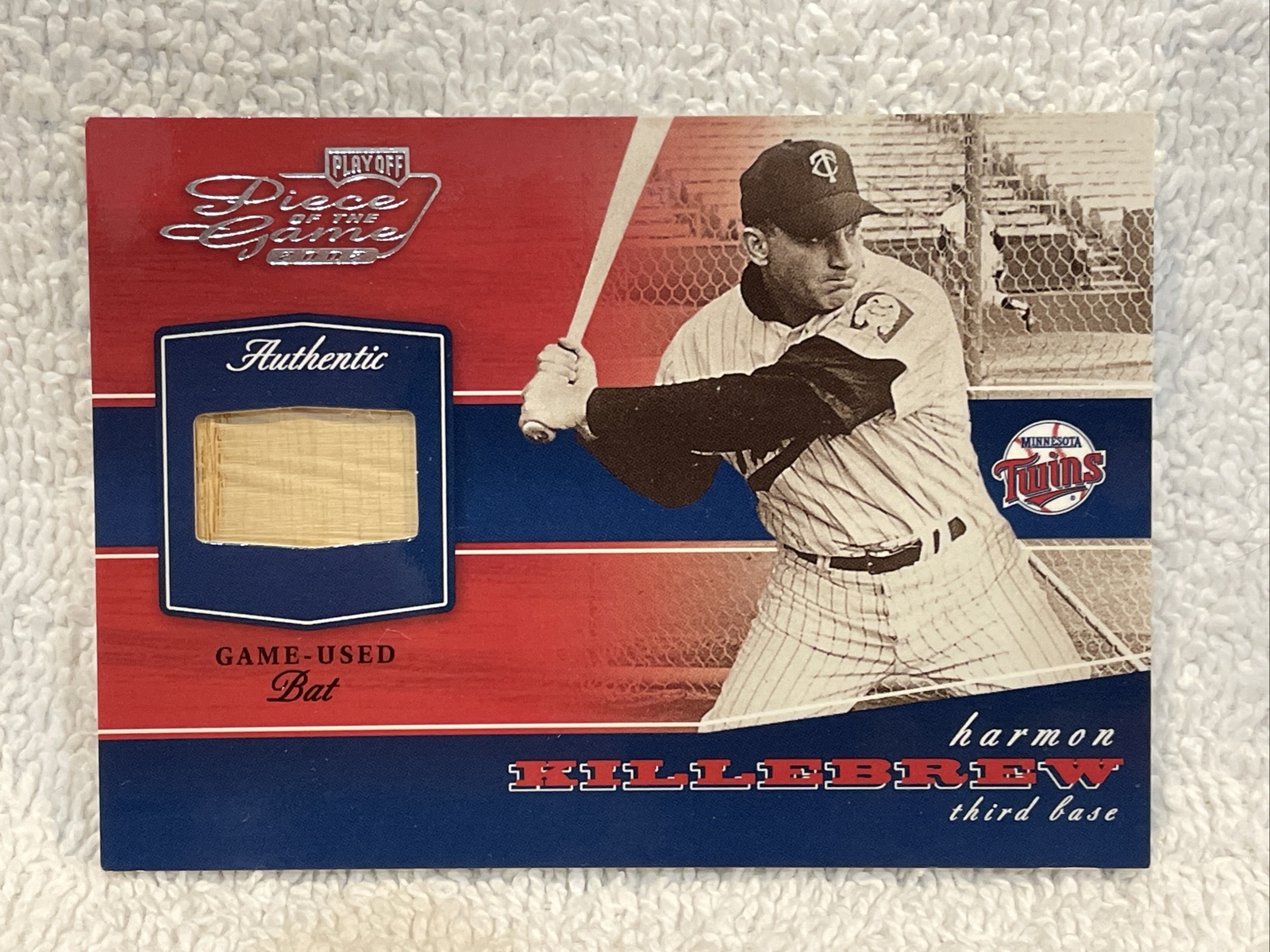 VERY RARE 2002 Playoff Piece Of The Game #POG-26 Harmon Killebrew GUB ...