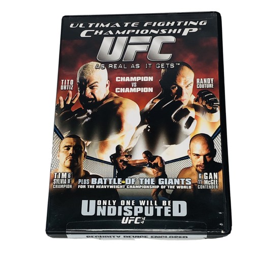 UFC 44 DVD Ultimate Fighting Championship Undisputed ORTIZ COUTURE 2004 ...