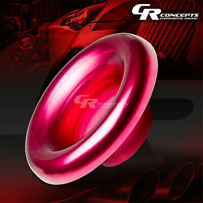 3" OD RED T6061 SHORT RAM/COLD AIR INTAKE VELOCITY STACK/TURBO CHARGER ...