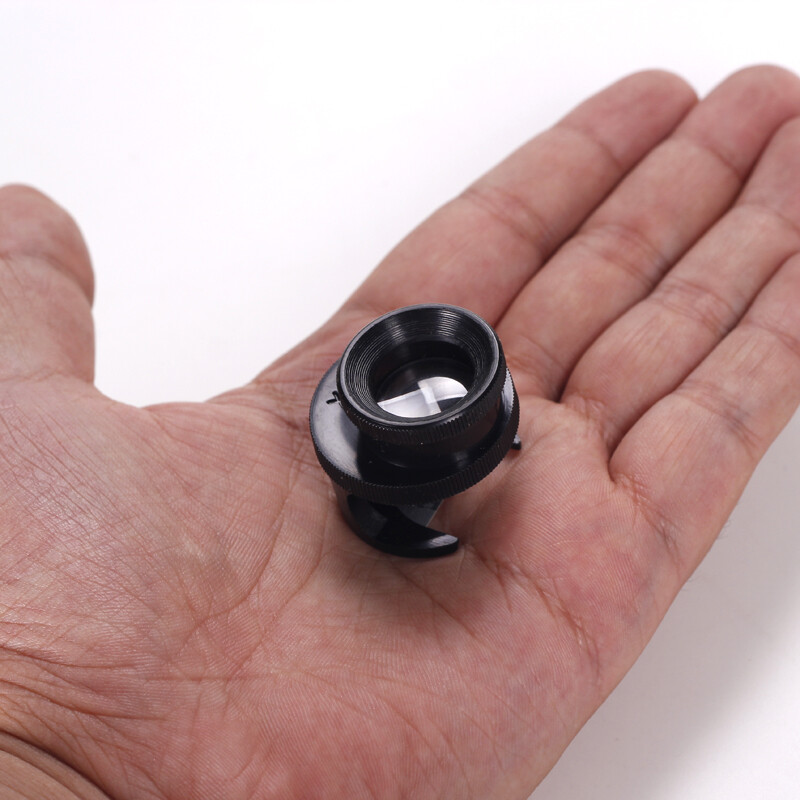8X Pocket Cylinder Magnifier Thread Counter with Scale for Linen Tester ...