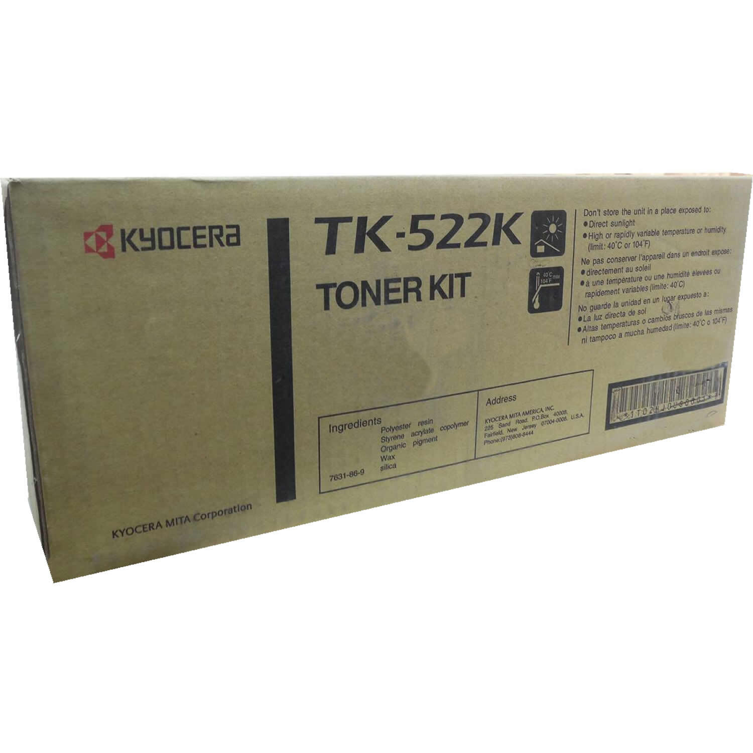 Kyocera TK-522K Black Toner FS-C5015N NIB NAME BRAND OEM Quick Ship! | eBay