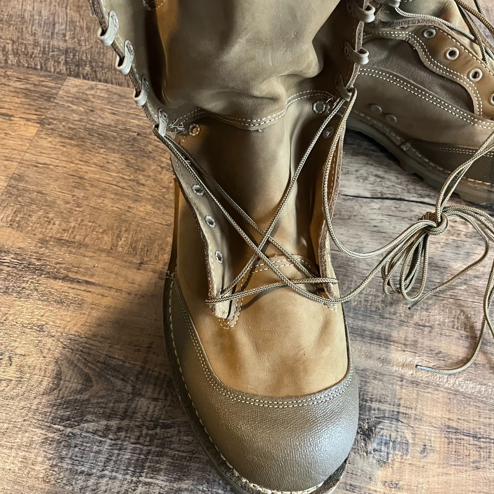 Bates E29502X USMC Marine EGA Desert Combat Boots Size 15.5 Vibram Tan ...