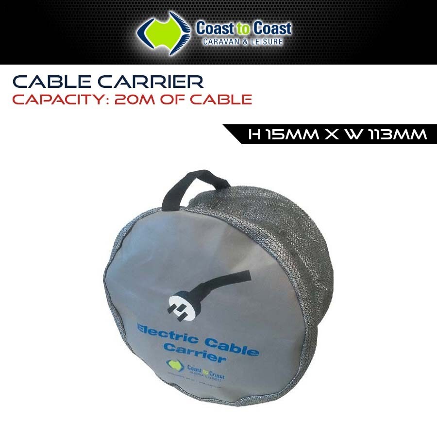 Coast Electrical Extension Lead Storage Bag / Carrier To Suit 10m & 20m ...