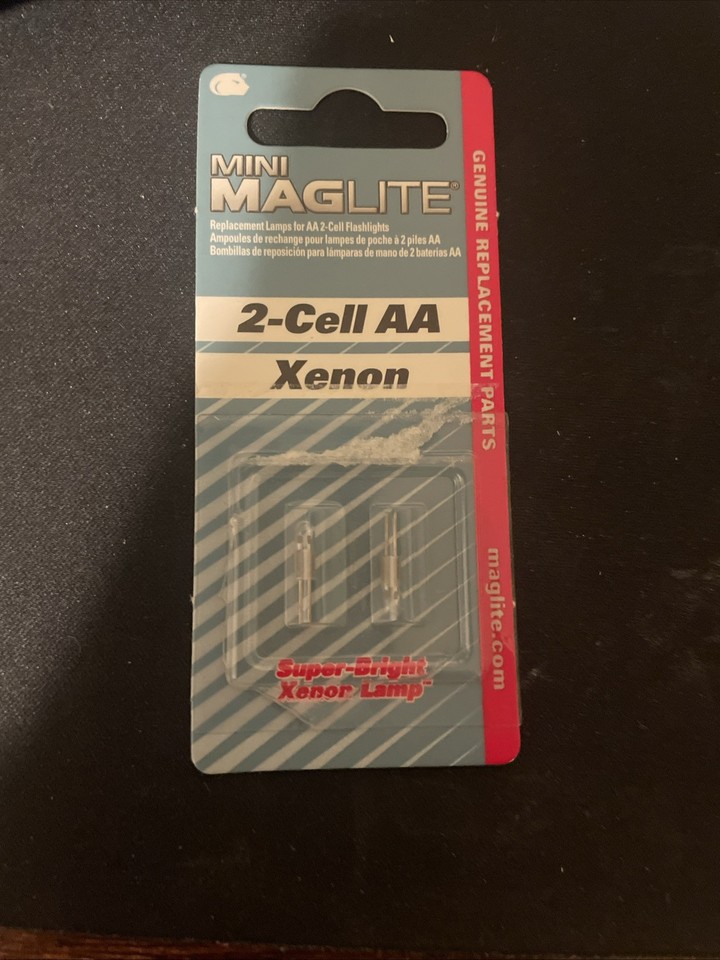 Maglite Solitaire Flashlight Replacement Parts Bulbs 1-Cell AAA 2 PK ...
