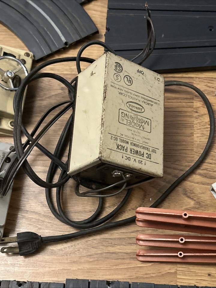 Aurora Model Motoring HO Scale Track Lot 70 Pc 1960s Power Packs Rail ...