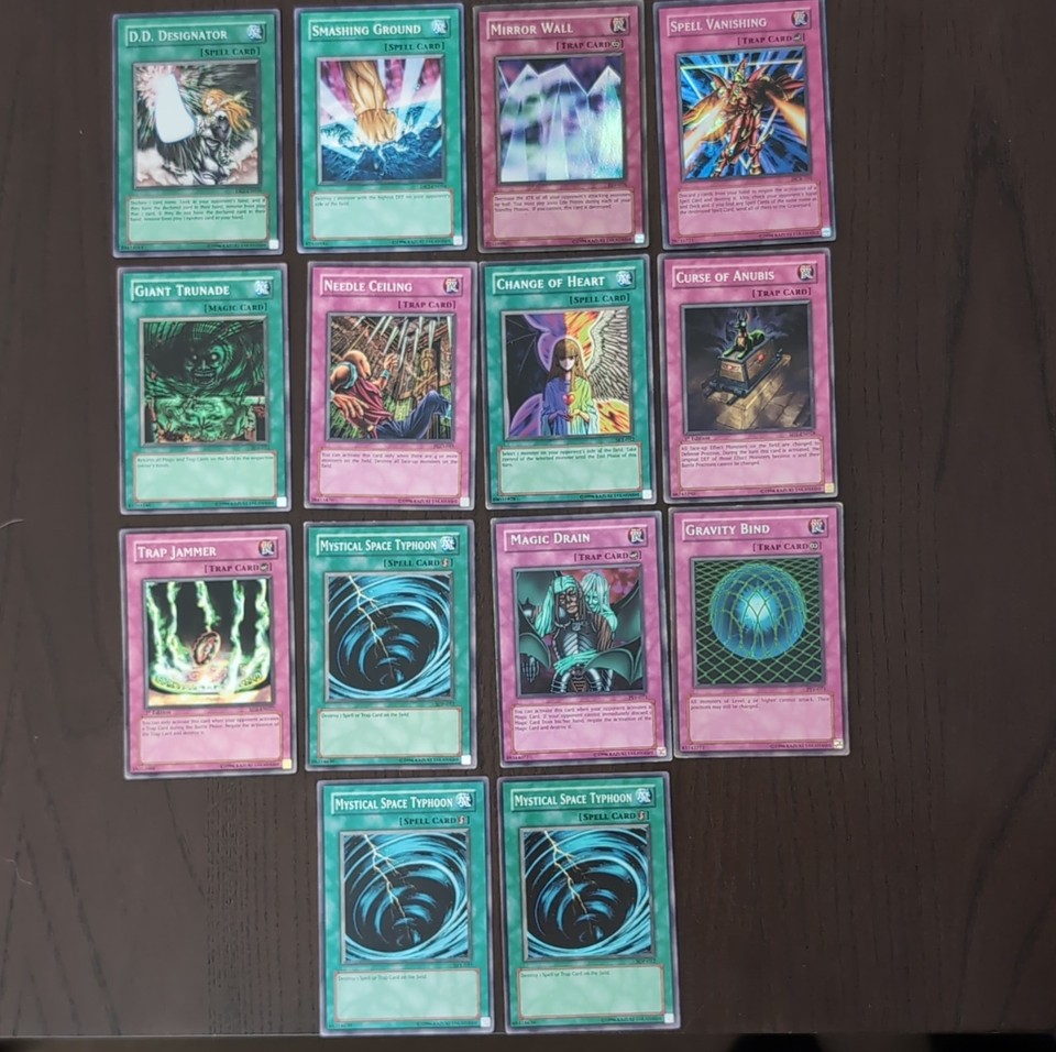 Yu-Gi-Oh TCG Spell Trap Magic Lot D.D. Designator Mirror Wall Trunade ...