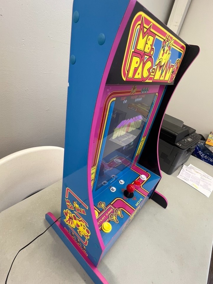 Arcade1Up Ms. PAC-MAN Partycade – 12 Games Classic Retro Arcade 9.5/10 ...