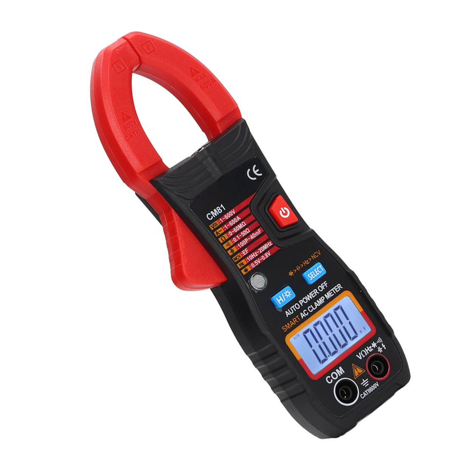 CM81 Clamp Meter Measures Voltage Current Capacitance Frequency ...