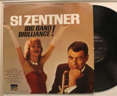 Si Zentner Lp Big Band Brilliance On Sunset - Vg++ / Vg++ | eBay