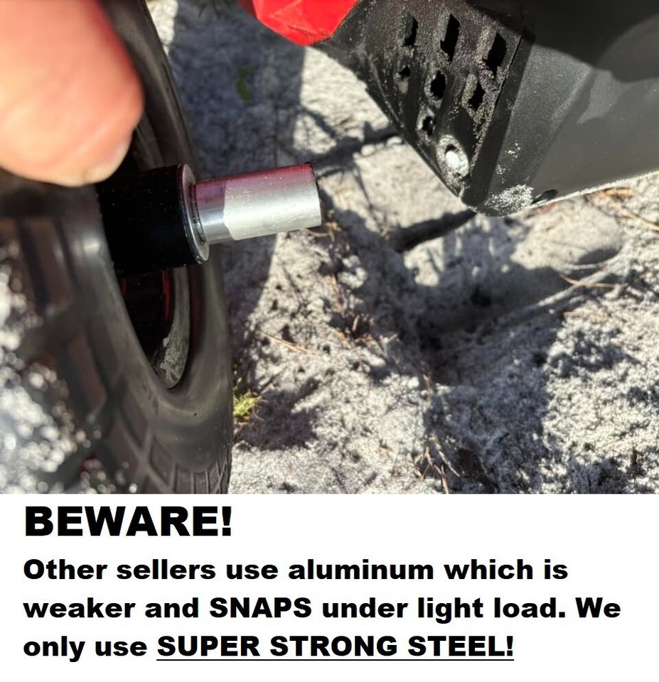 IMPROVED WHEEL KIT - FITS PREDATOR 3500 GENERATOR (Steel Axle Upgrade ...