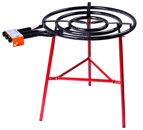 Paella Cooking KIT: 70cm GAS BURNER Triple Ring + Reinforced Burner ...
