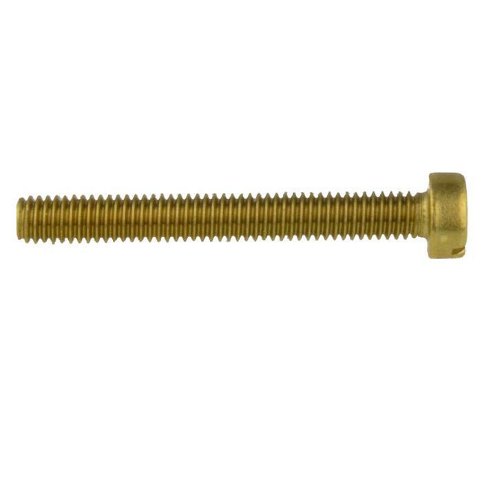 Qty 10 CHEESE Head Slot 2BA x 1-1/2" BRASS Machine Screw Bolt | eBay ...