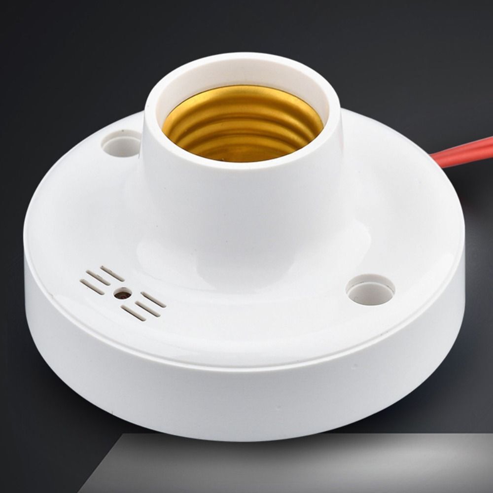 Induction Light Bulb Lamp Base LED Bulb Socket E27 Lamp Holder Switch ...
