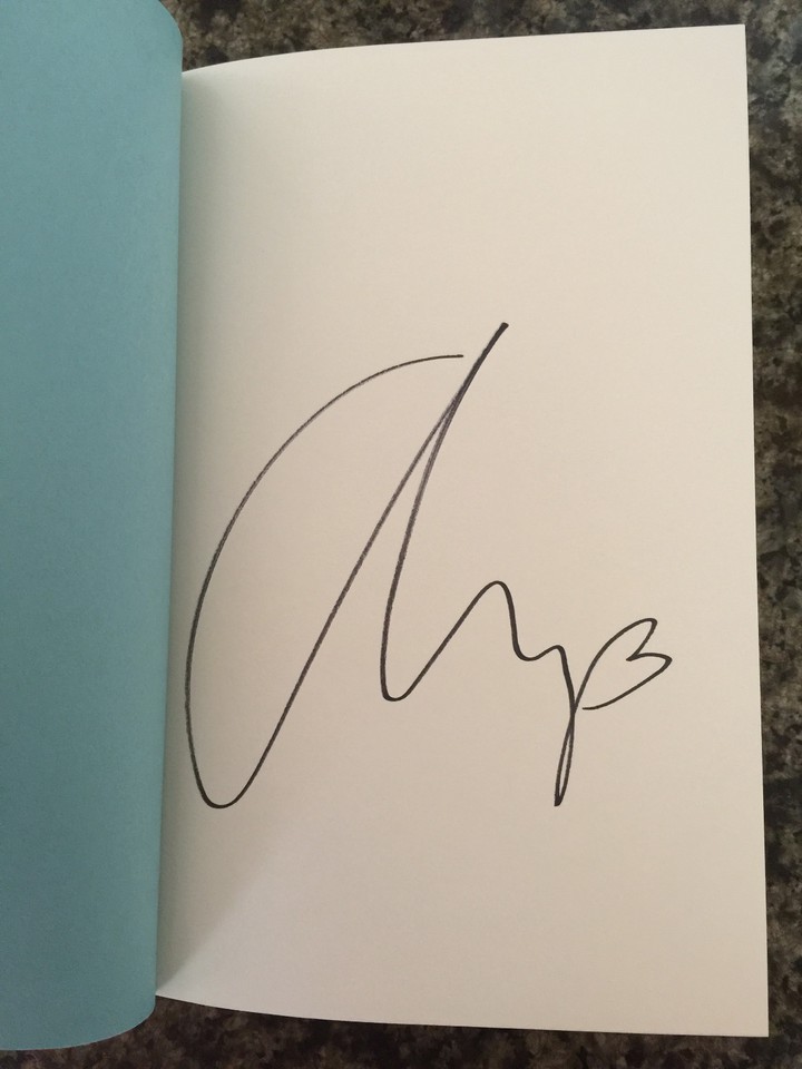 Amy Schumer signed The Girl With the Lower Back Tattoo book autographed ...