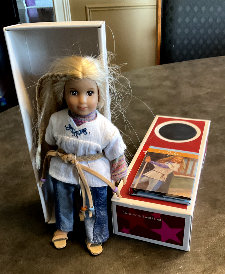 American Girl: Julie Mini Doll: 6.5" Doll+Book. Original Box. | eBay