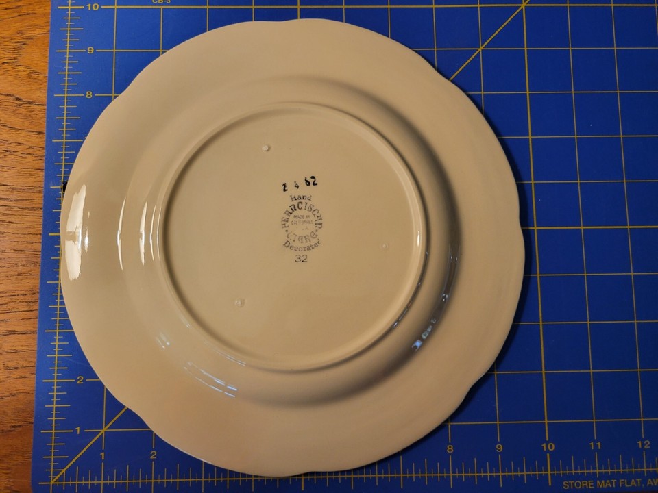 Franciscan🍎APPLE🍎 Lunch Plate - Various Backstamps - 9 1/2 Inch ~ EUC ...