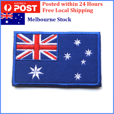 Australian Flag Patch, Sew On, Stitch On, Glue On 8x5cm | eBay
