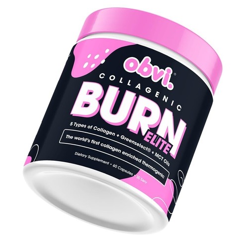 Obvi Burn Elite Collagenic Thermogenic for Weight Loss Boost Energy and ...