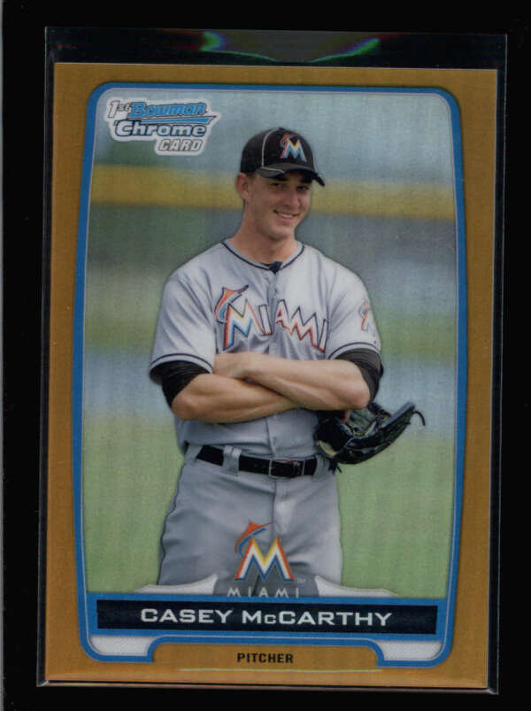 CASEY McCARTHY 2012 BOWMAN CHROME #BDPP149 ROOKIE GOLD REFRACTOR #19/50 AY9809 | eBay