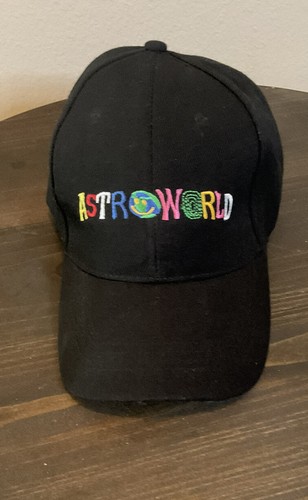 Astroworld Ball Cap Black Colorful Illustration Adjustible Sizing | eBay