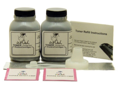 2 InkOwl Toner Refill Kit for LEXMARK E250 E350 E352 E450 E250A11A ...