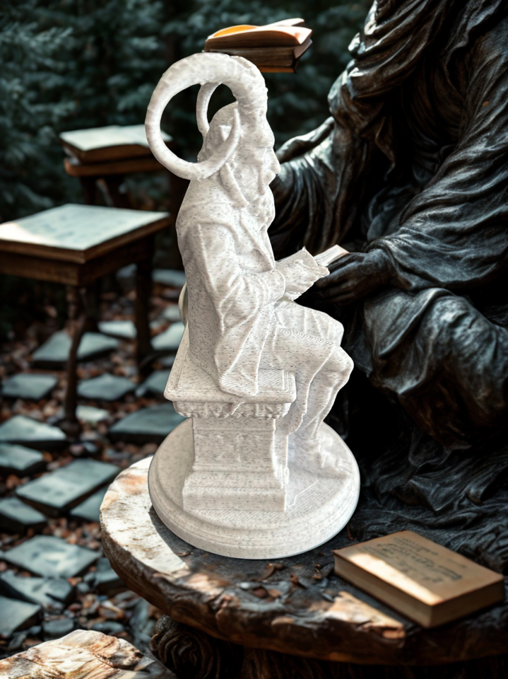 Baphomet Occult Pagan Wicca 120mmm Goat of Mendes Statue 3d printed ...
