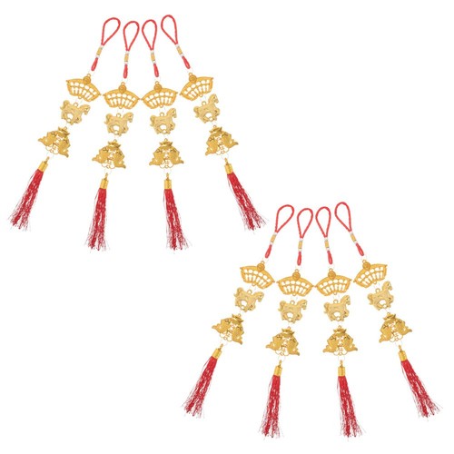 8 Pcs Anno Del Ciondolo Di Cavallo Appeso Capodanno Cinese Nappa | eBay