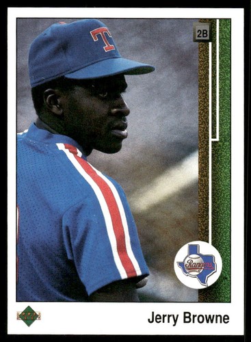 Jerry Browne 1989 Upper Deck #314 Texas Rangers | eBay