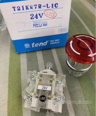 1PCS NEW FOR TEND emergency stop switch T2IKR7R-L1C 22mm LED light 24V ...