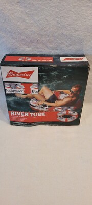 Inflatable BUDWEISER River Tube Adult Size Float w/Handles, Up To 250 ...