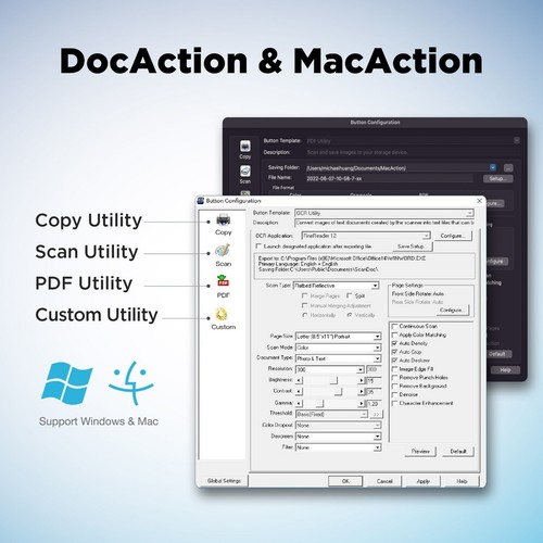 Plustek OpticSilm 2700 - High Speed Flatbed Scanner, 3sec Fast scan ...