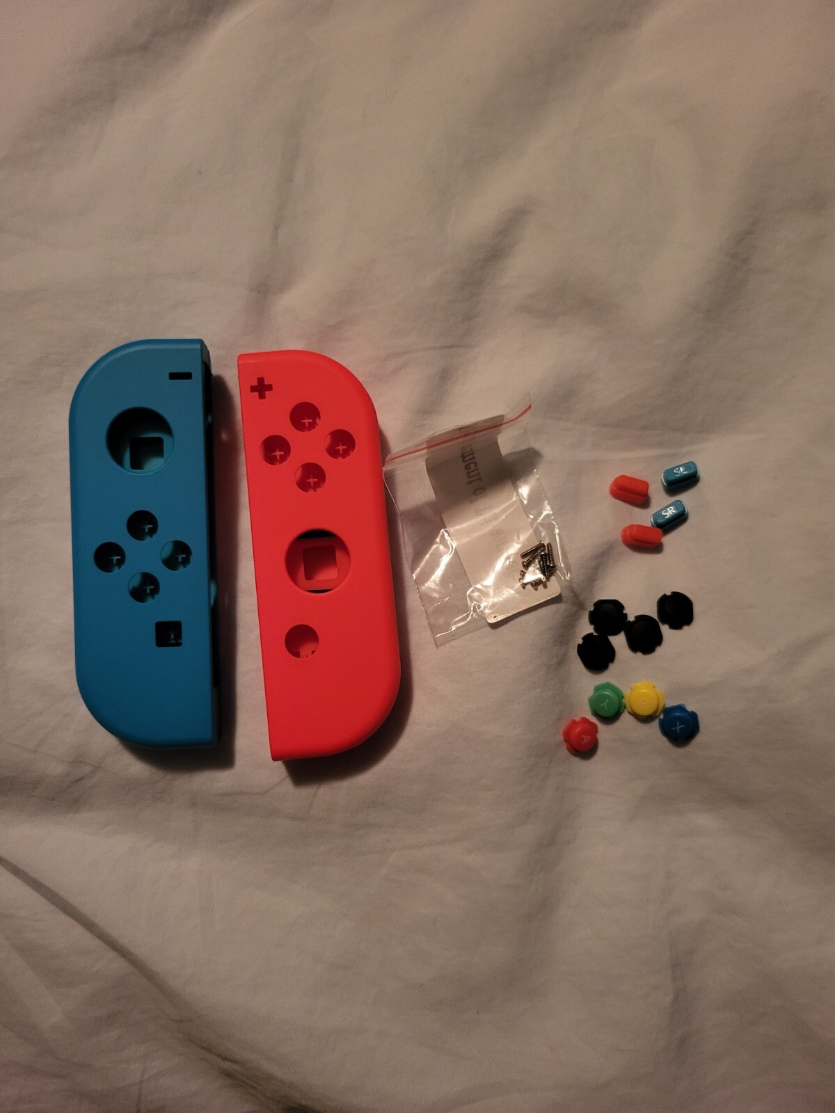 Nintendo Joy-Con Controller - Neon Blue/Neon Red (HACAJAEAA) for sale ...