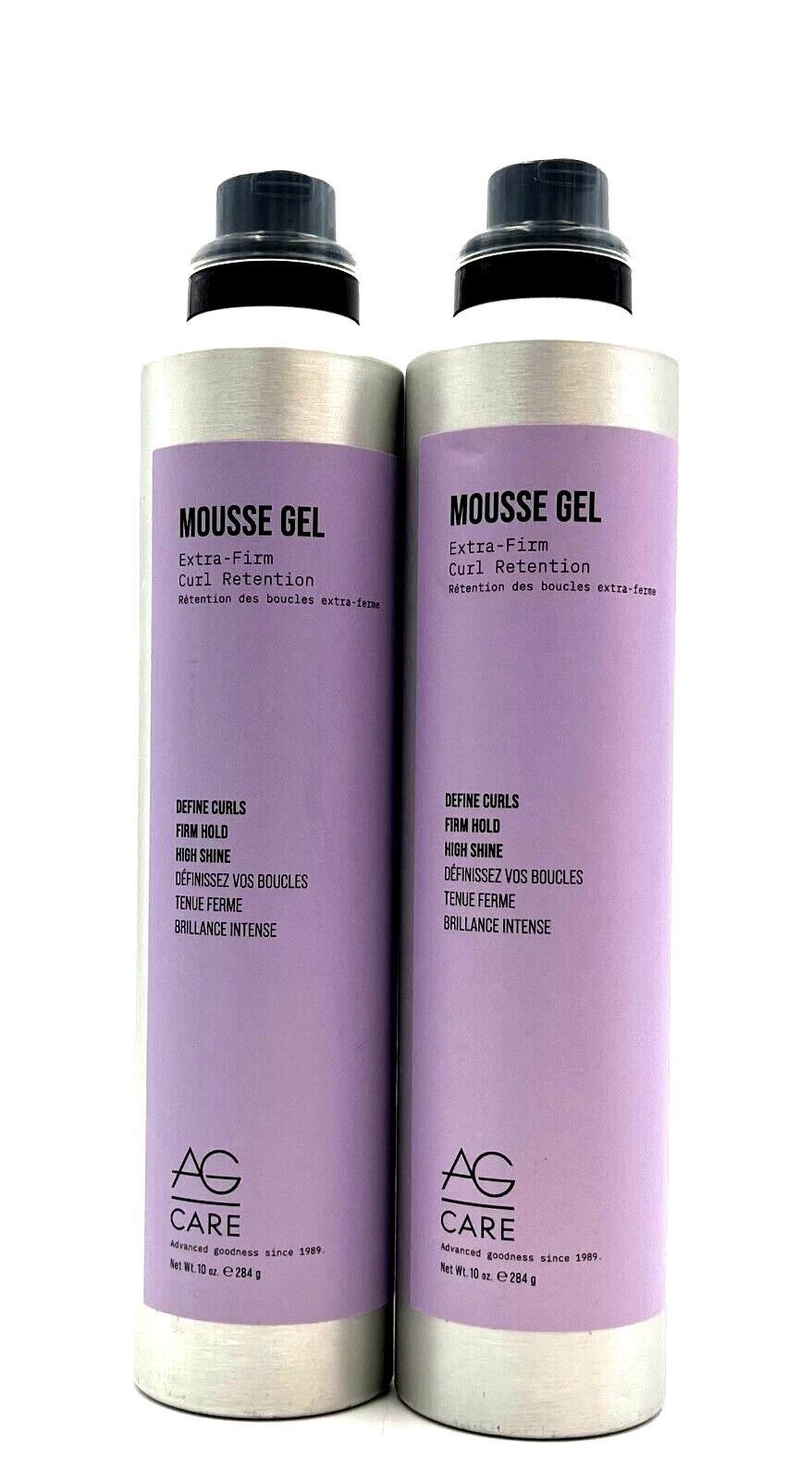 AG Care Mousse Gel Extra-Firm Curl Retention Curls 10 oz-2 Pack | eBay