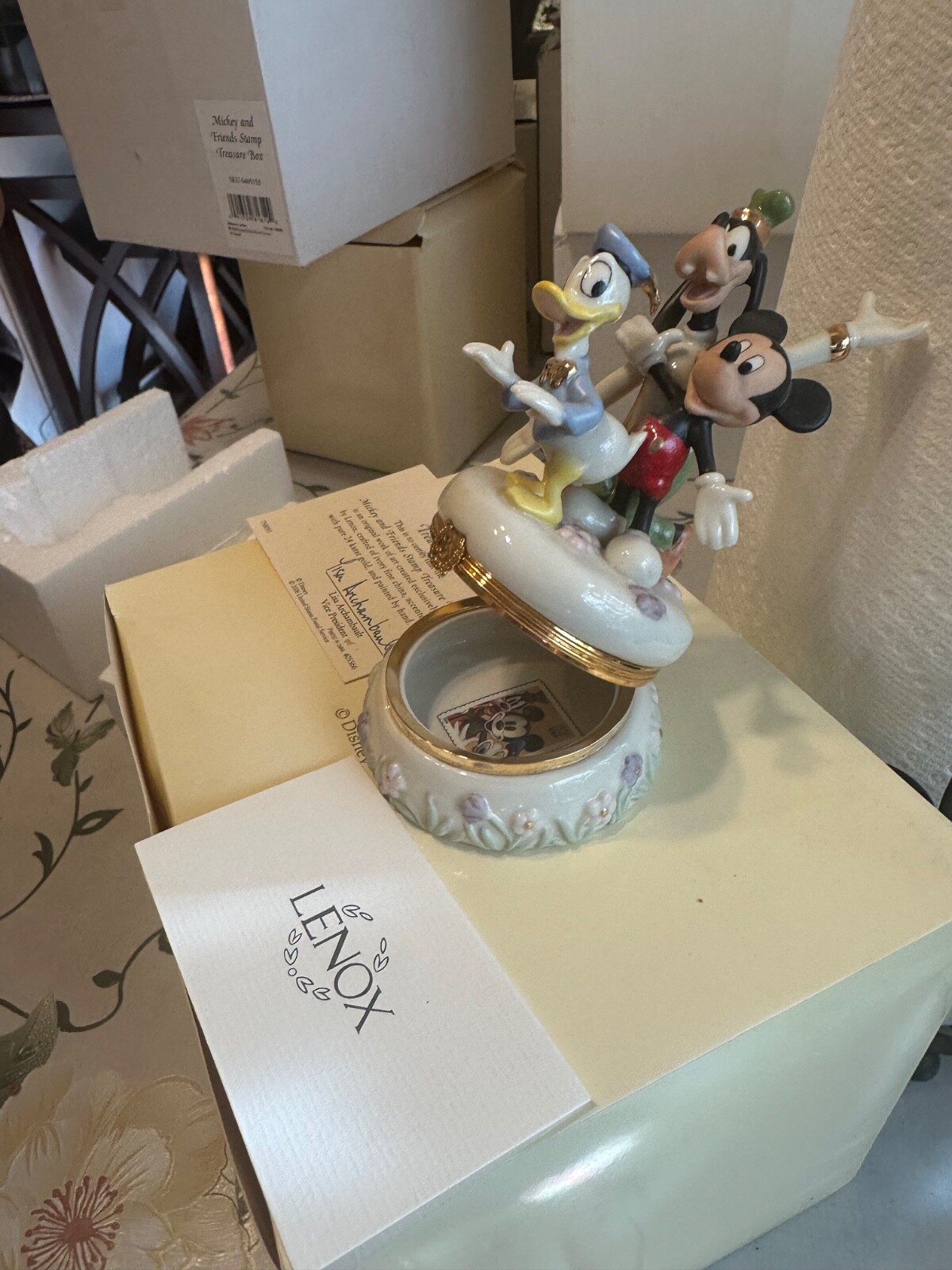 lenox disney figurines, in good condition, porcelain, authentic ...