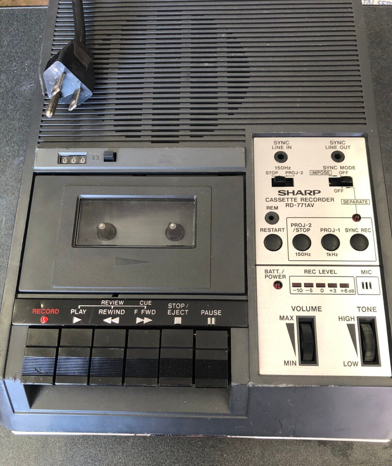 Sharp Cassette Recorder RD-771 AV W/Manual | eBay