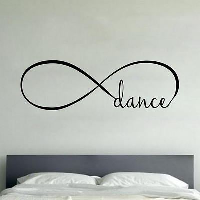 Infinity Dance - Wall Vinyl Decal Sticker Family Kids Room Forever Love ...