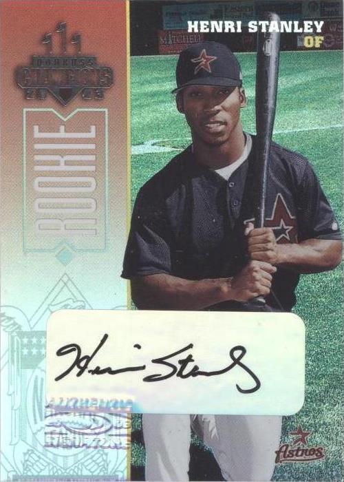 2003 Donruss Champions - Rookie Henri Stanley #113 Signatures /390 (AU ...