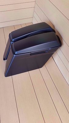 HARLEY DAVIDSON EXTENDED STRETCH 4" BAGS DUAL CUT OUTS AND LIDS ...