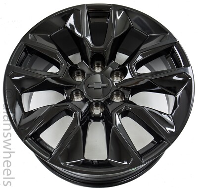 4 NEW Chevy Suburban Silverado Tahoe Avalanche Black RST 20” Wheels ...
