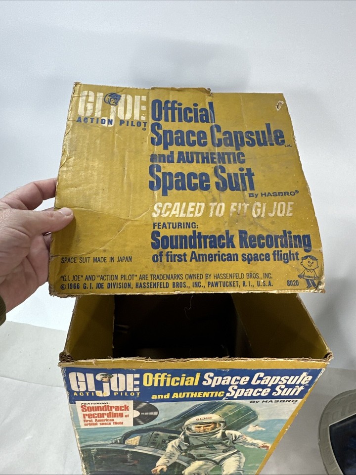 1966 Hasbro G.I. Joe Space Capsule Astronaut 1964 Action Figure, Box ...