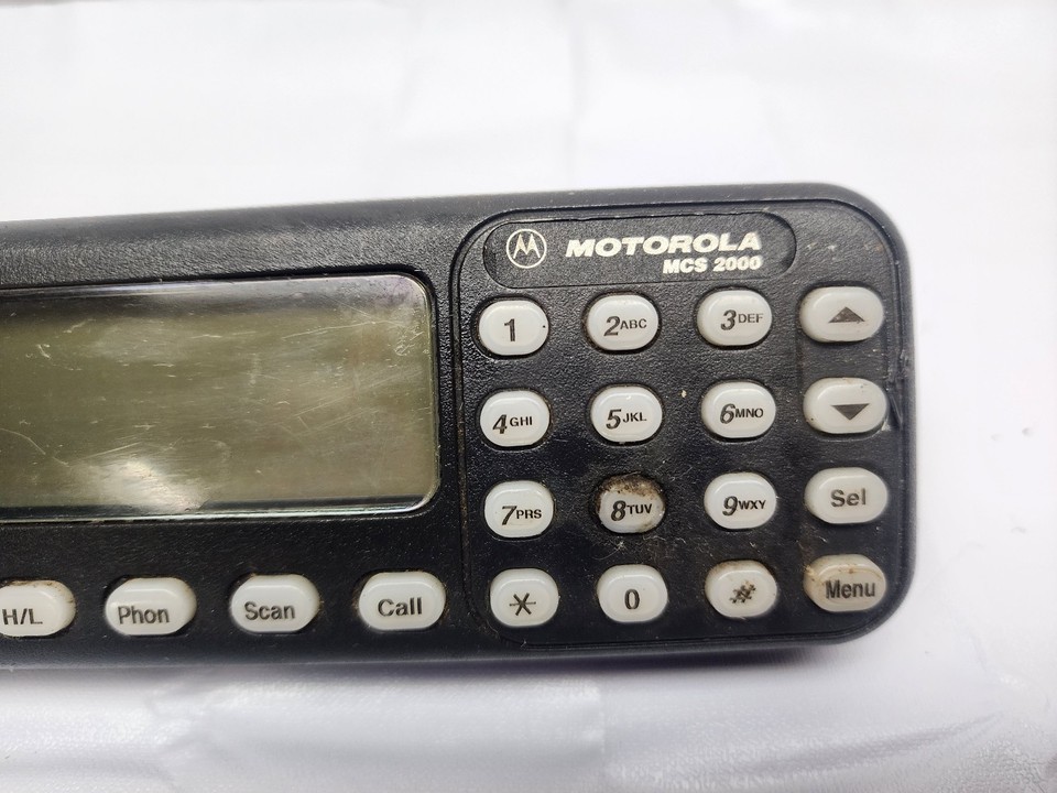 Motorola MCS2000 MCS 2000 Control Head Model III 3 Radio | eBay