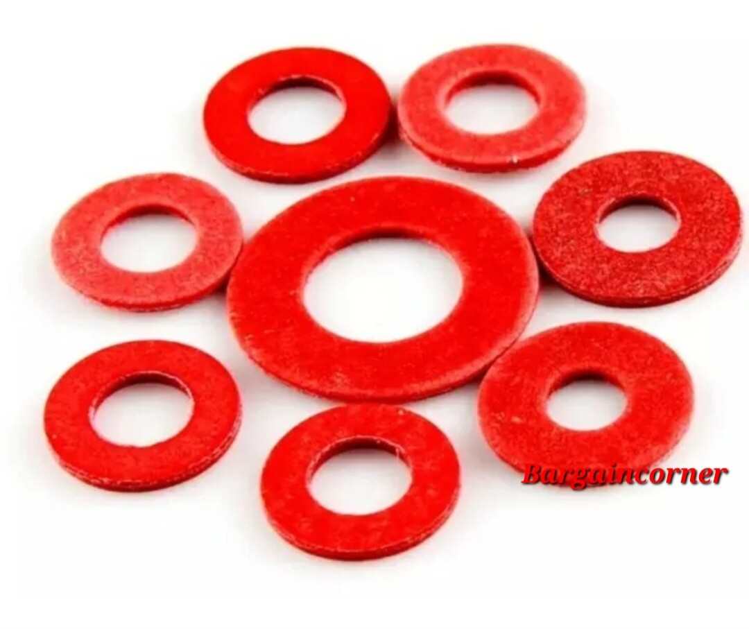 Washers 5 Size Paper Fiber Insulation Washer High Strength & Absorption ...