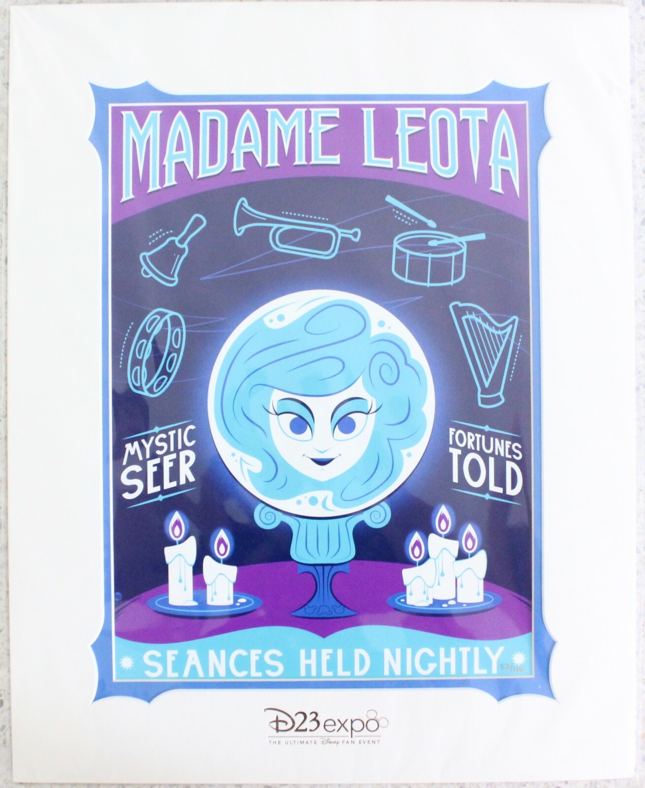 2019 Disney D23 Expo Madame Leota The Mystic Seer Deluxe Print by Dave ...