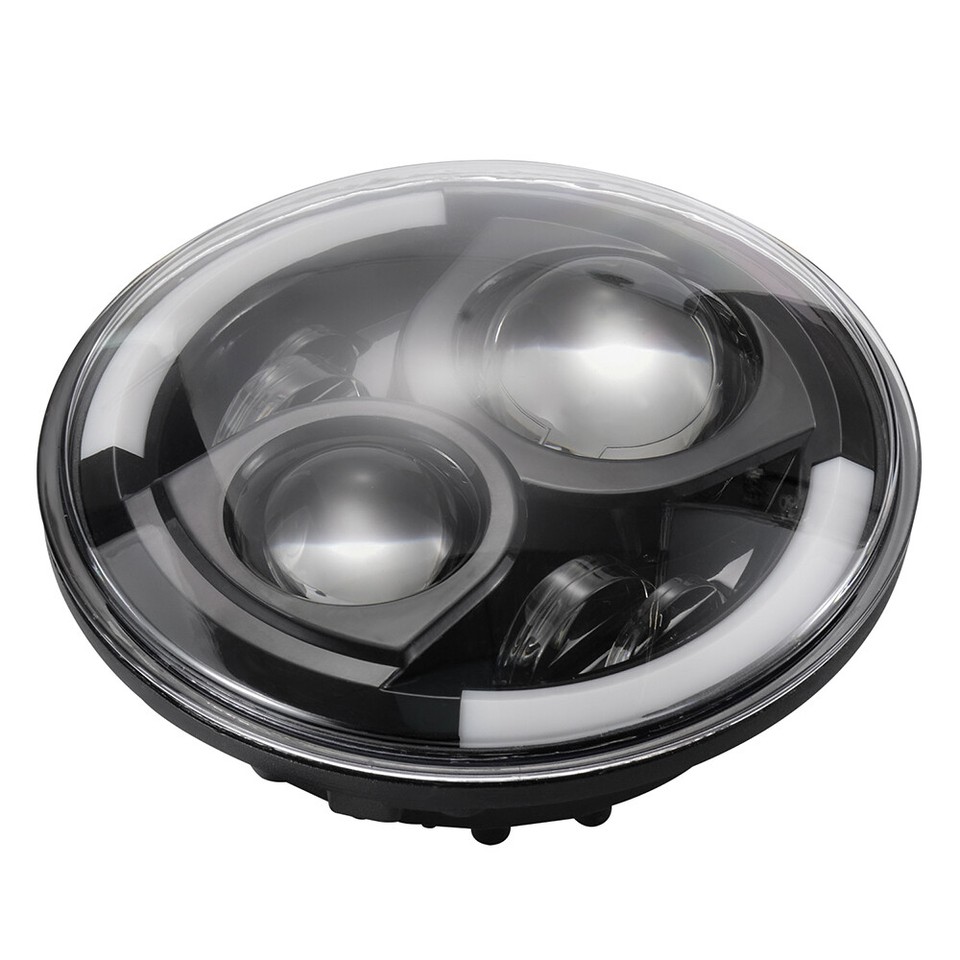 2X 7'' LED Headlight Lamp DRL Turn Signal ip67 for JEEP Wrangler CJ7 JK ...