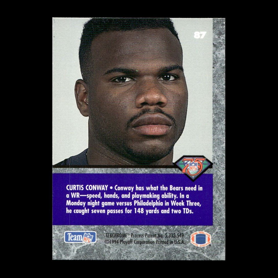 Curtis Conway 1994 Playoff Contenders Chicago Bears #87 R323D 70 | eBay